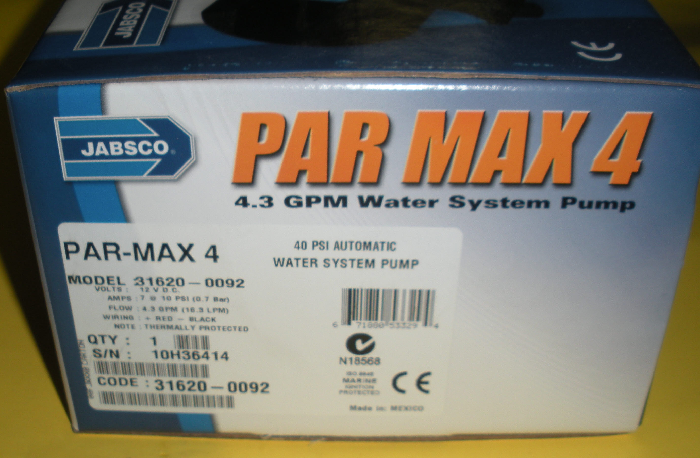 Buy Jabsco 31620-0092 Par-Max 4 Automatic Water System Pump auc 14940 ...