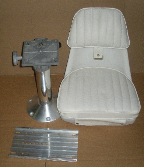 Moeller 26370-CHD Cushioned Helmsman Chair 16.25" Seat Height w ...