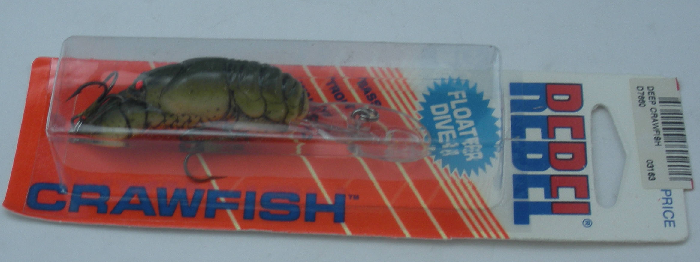 Rebel D7660 2-3/8" Deep Wee Crawfish Floater Deep Diver 1/5 Oz St ...