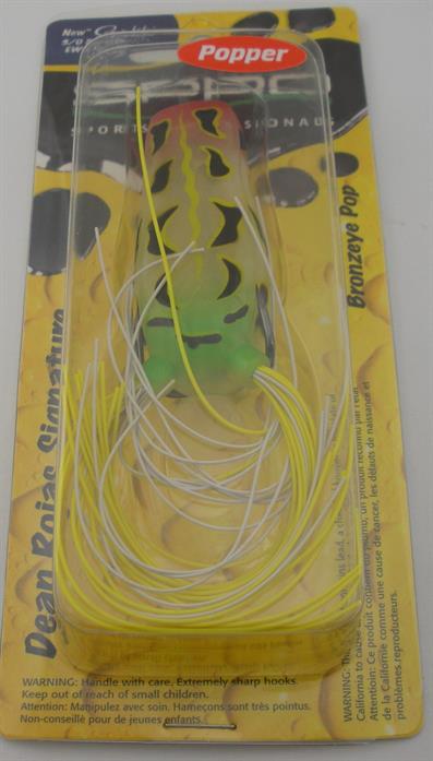Spro SBEPP60NEGL Bronze Eye Popper Frog 1/2 Oz Neon Glow 651583112842| eBay