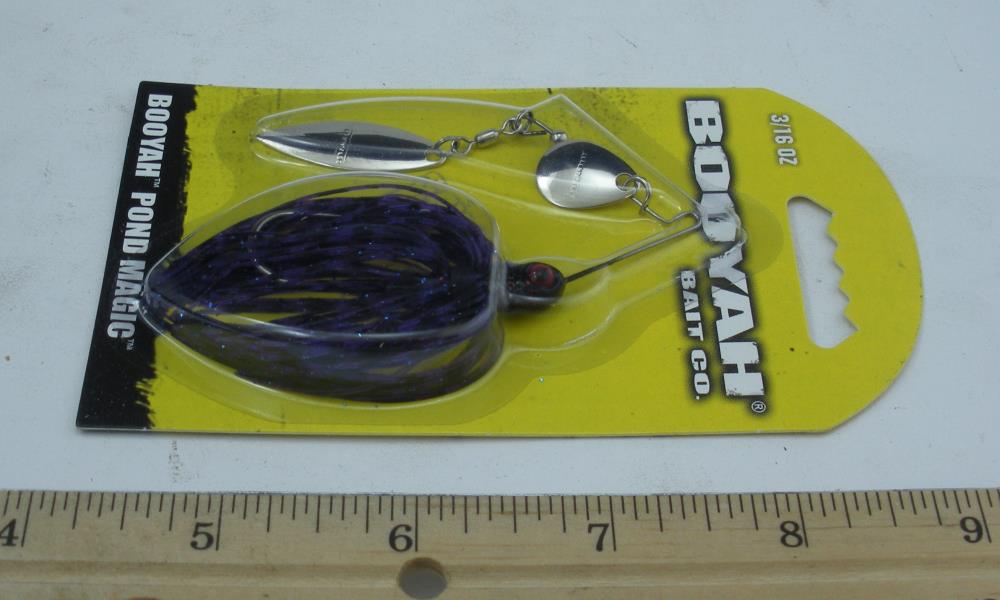 Rebel BYPM36654 3/16 Oz Booyah Pond Magic Spinner Bait Junebug ...
