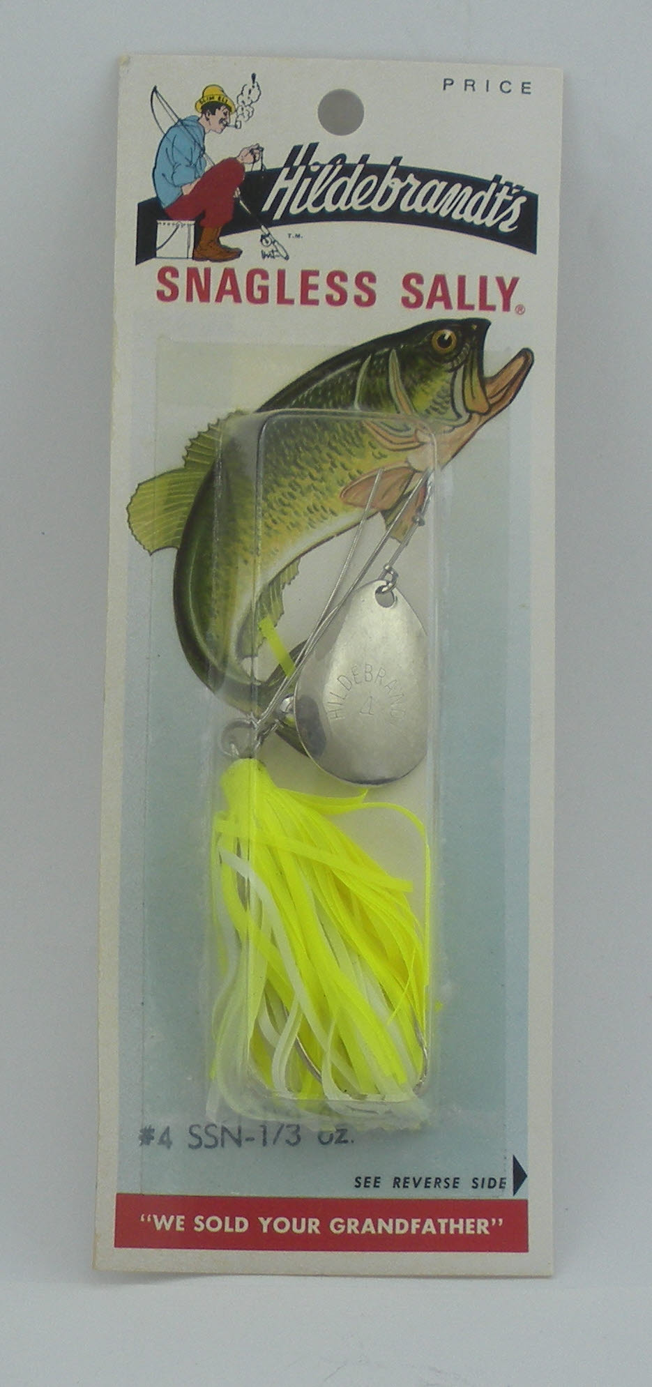 Hildebrandt 4SSN-CW 1/3 oz Snagless Sally Nickel Blade Chartreuse and ...