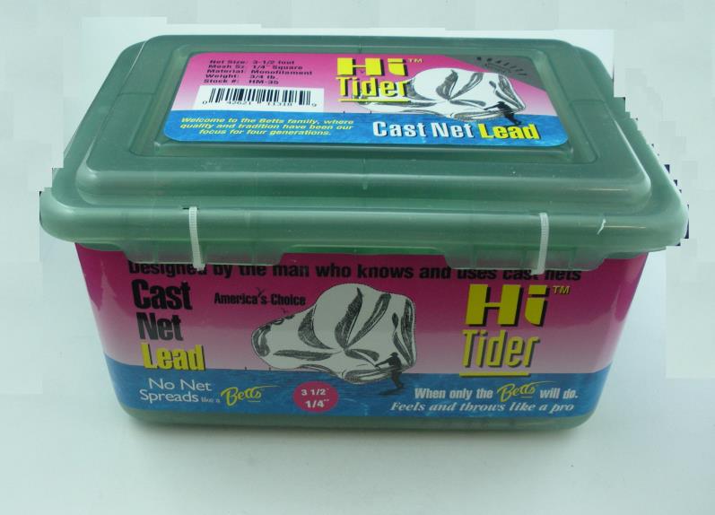 Betts HM35 Mono Cast Net Lead Weights 1/4" Mesh Mono 3.5 ft Radius ...