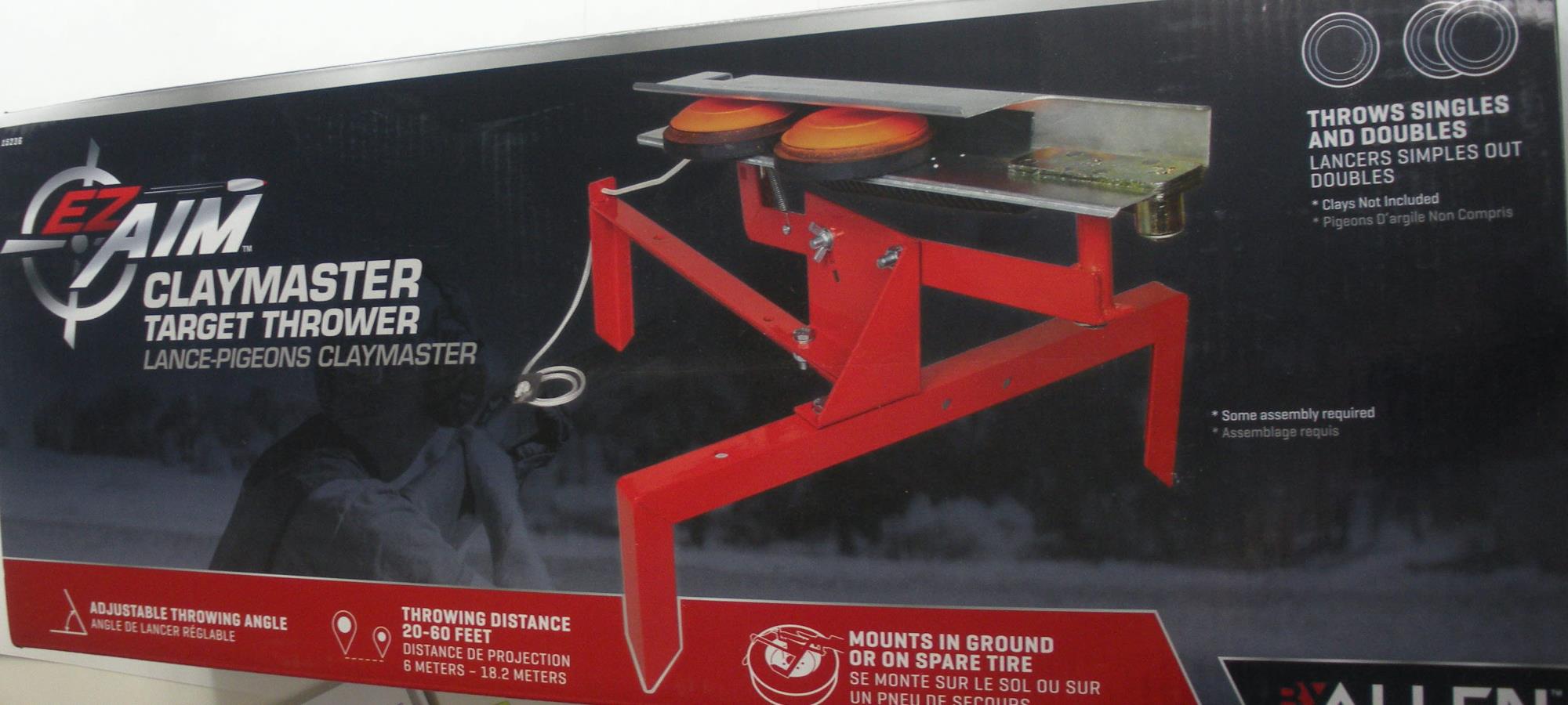 Allen 15236 Ez Aim Claymaster Sporting Clay Target Thrower w Pull Cord ...